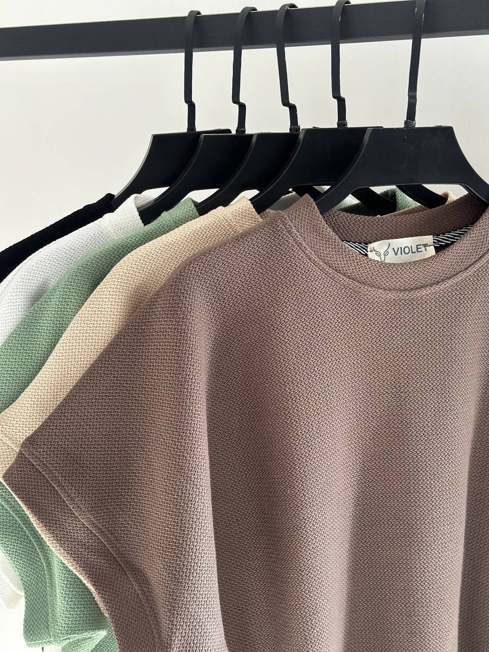 تیشرت خفاشی ژاکارد - یاسی ورز